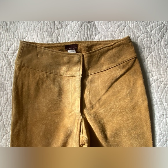 Pants And Jumpsuits Genuine Nude Leather Pants Poshmark